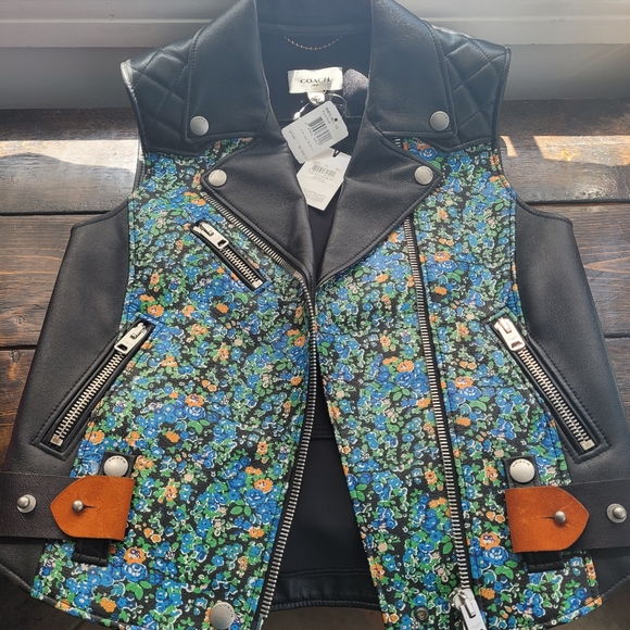 Coach | Jackets & Coats | Coach Leather Vest | Poshmark